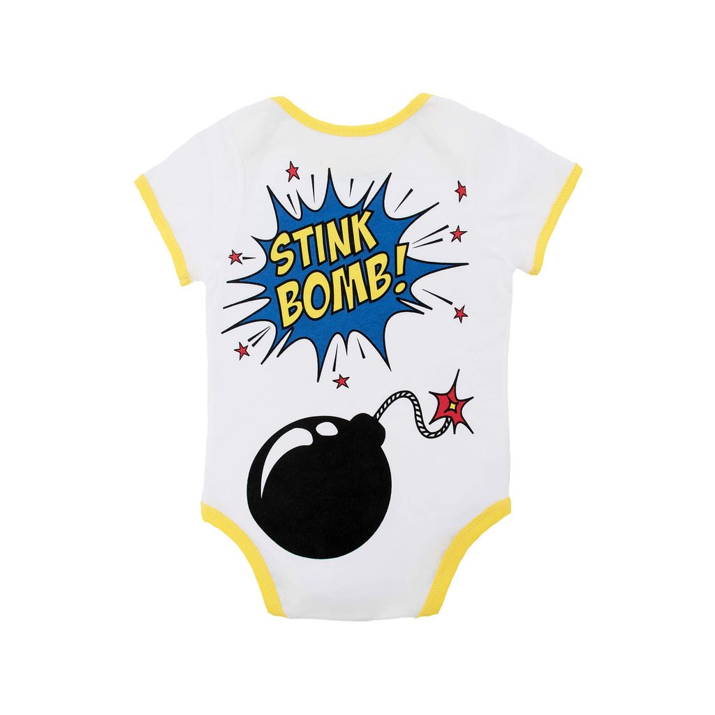 Superhero Stink Bomb Bodysuit – CIGOGNE BéBé